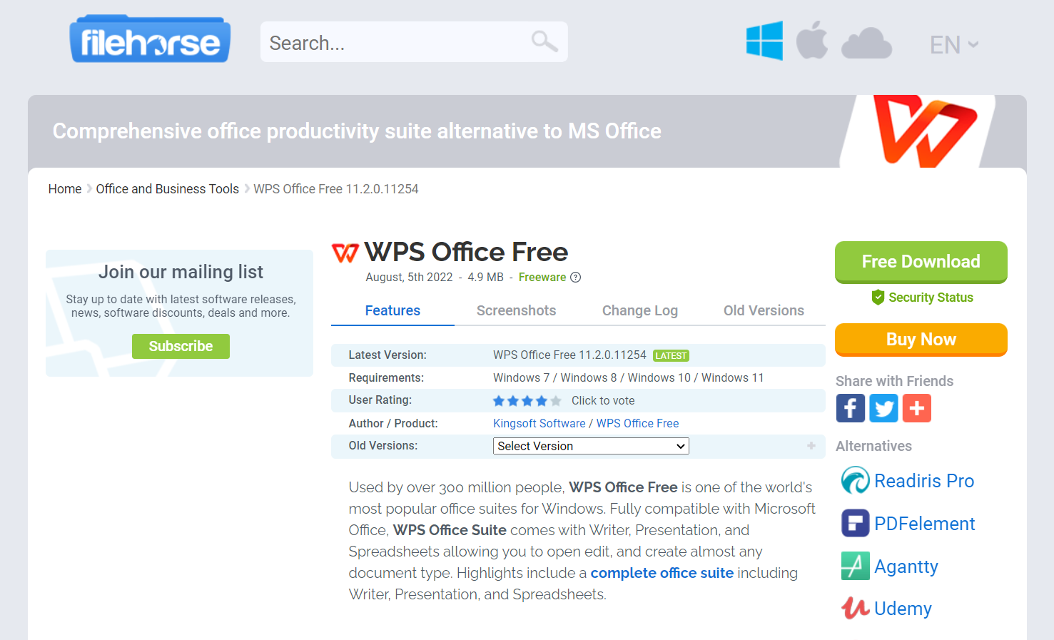 Wps In Filehorse of PDF - WPS PDF Blog