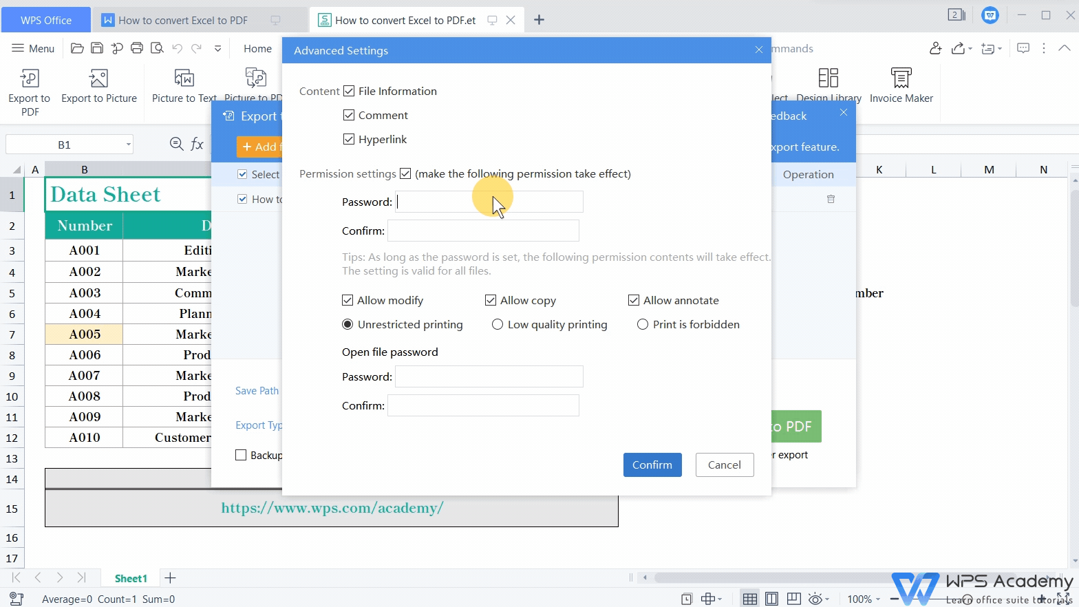 How To Save Excel As PDF WPS PDF Blog