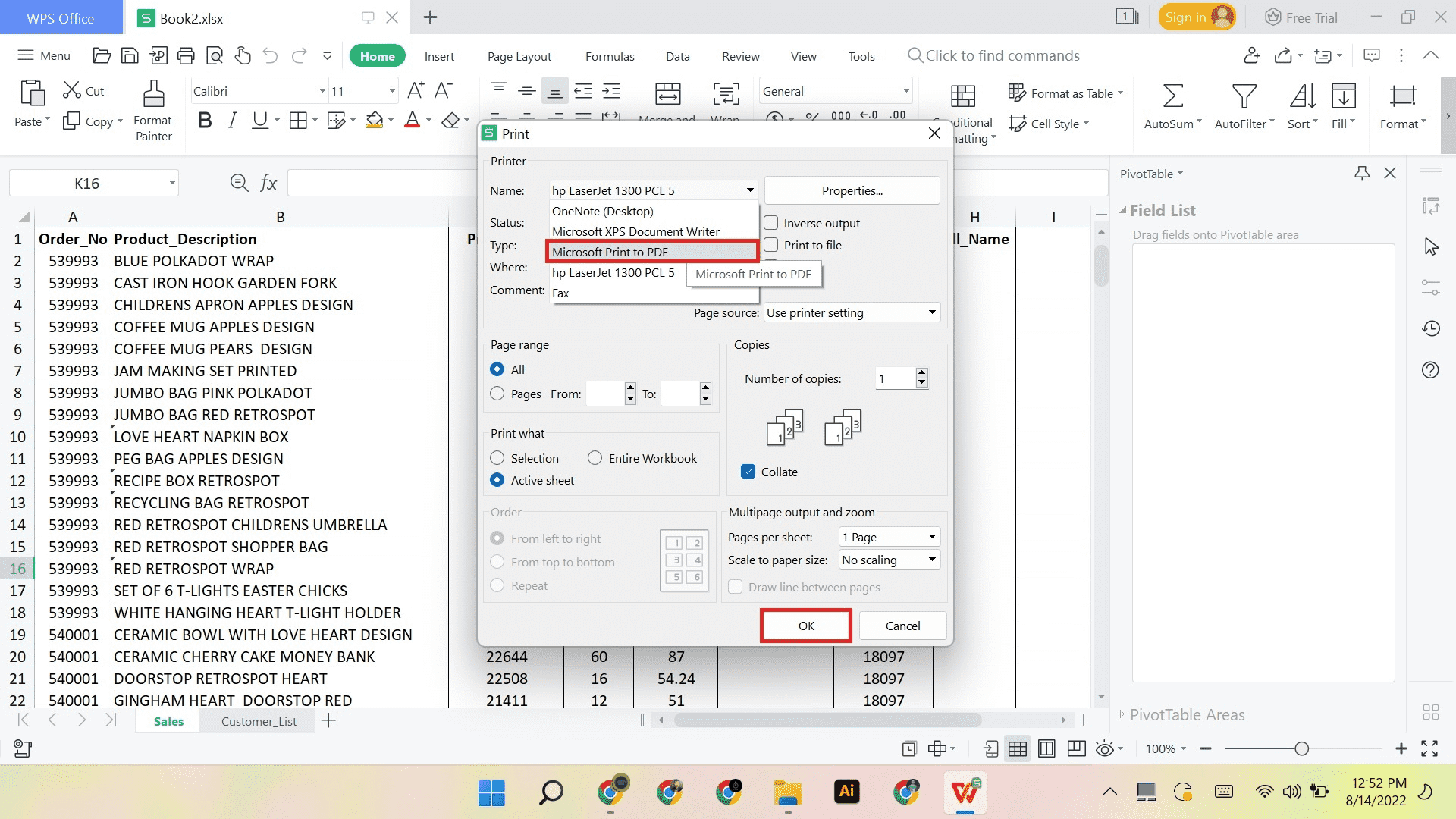 Quick Steps For How To Print Excel To PDF For Free WPS PDF Blog