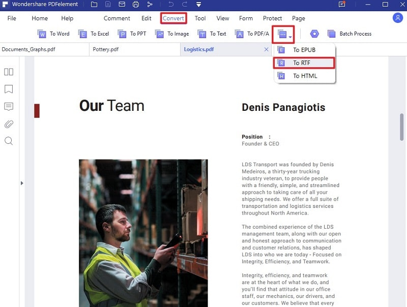 Guide To How To Convert PDF To RTF WPS PDF Blog