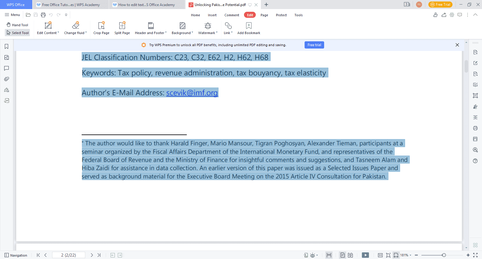 Complete Methods About How To Select Text In PDF WPS PDF Blog