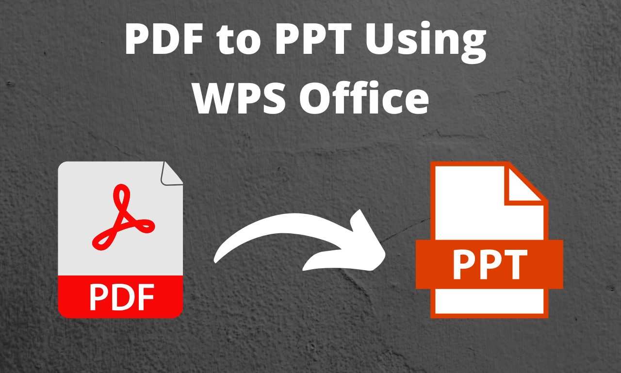 Free PDF To PPT Converter Online WPS PDF