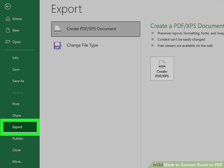How To Export Excel To PDF WPS PDF Blog