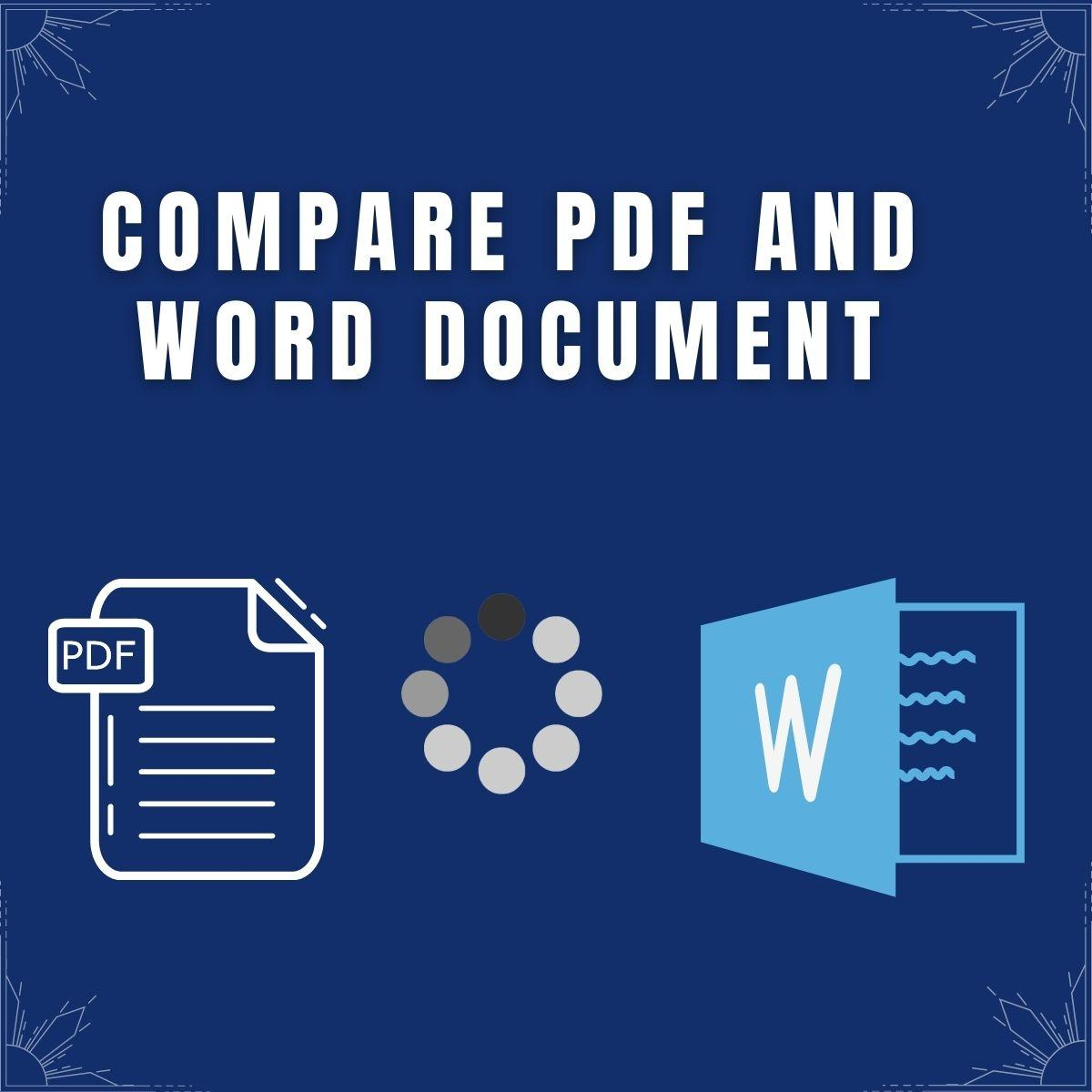 How To Compare PDF And Word Document The Easiest Way For 2022 WPS